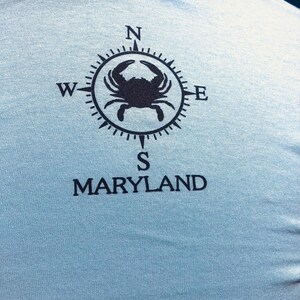 Blue Crab State T-shirt - Etsy