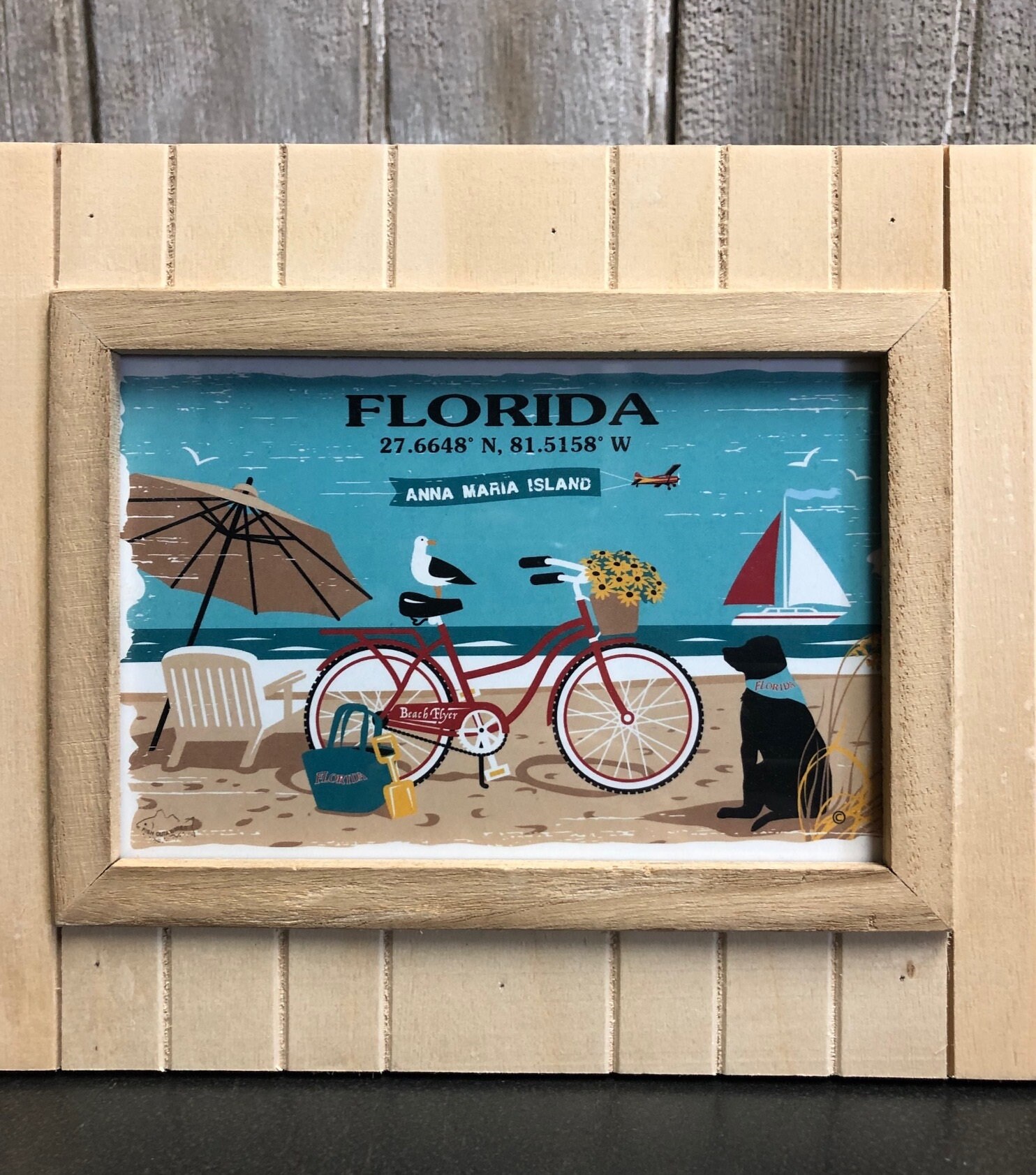 Florida Beach Anna Maria Island Postcard and a Magnet - Etsy