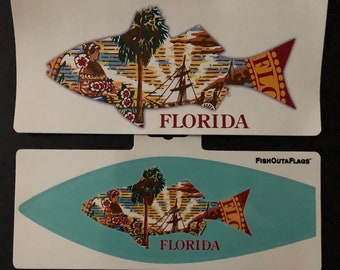 Florida Flag Decals - Etsy