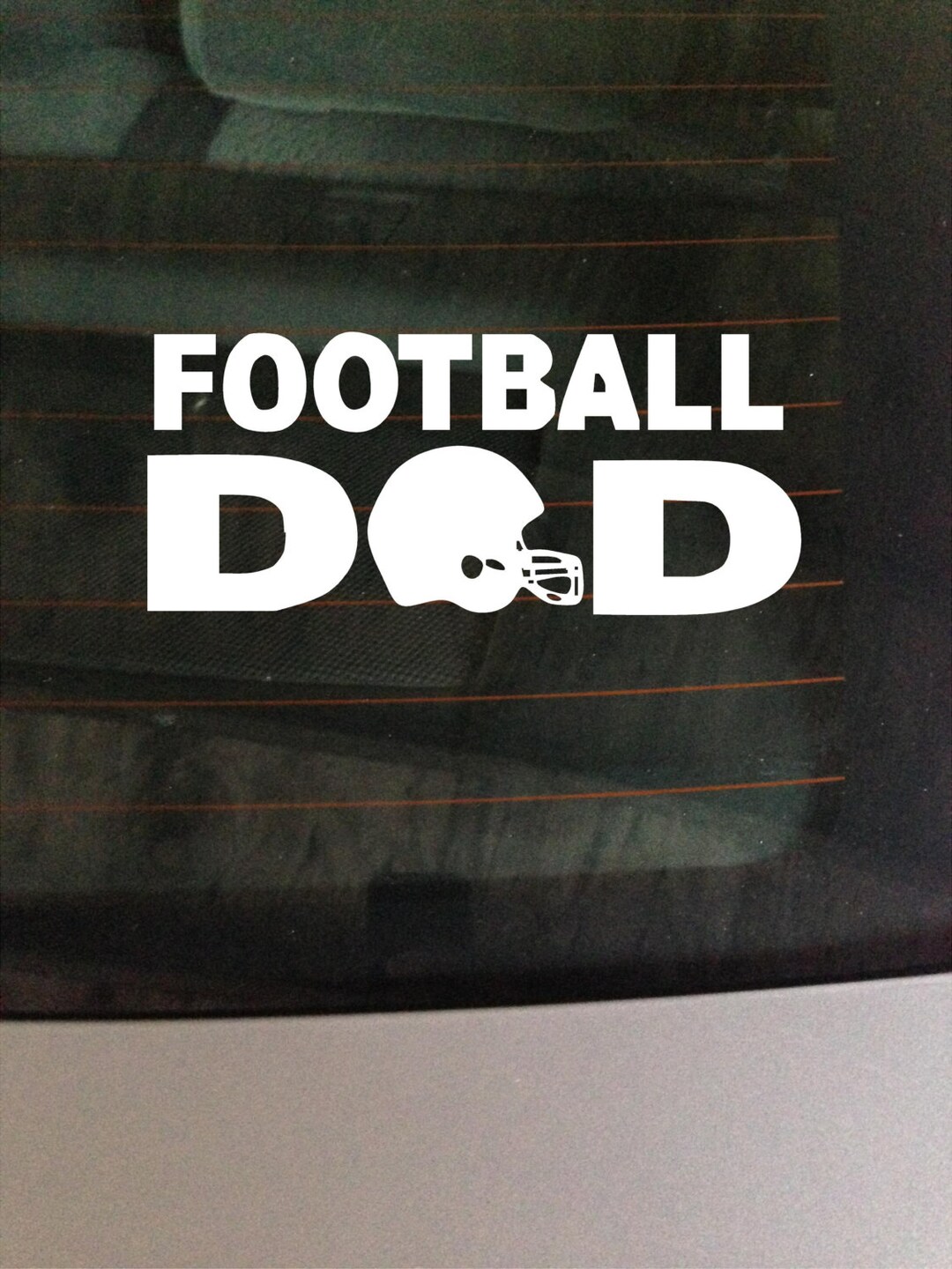 Football Dad - Vinyl Window Decal / Sticker - Etsy
