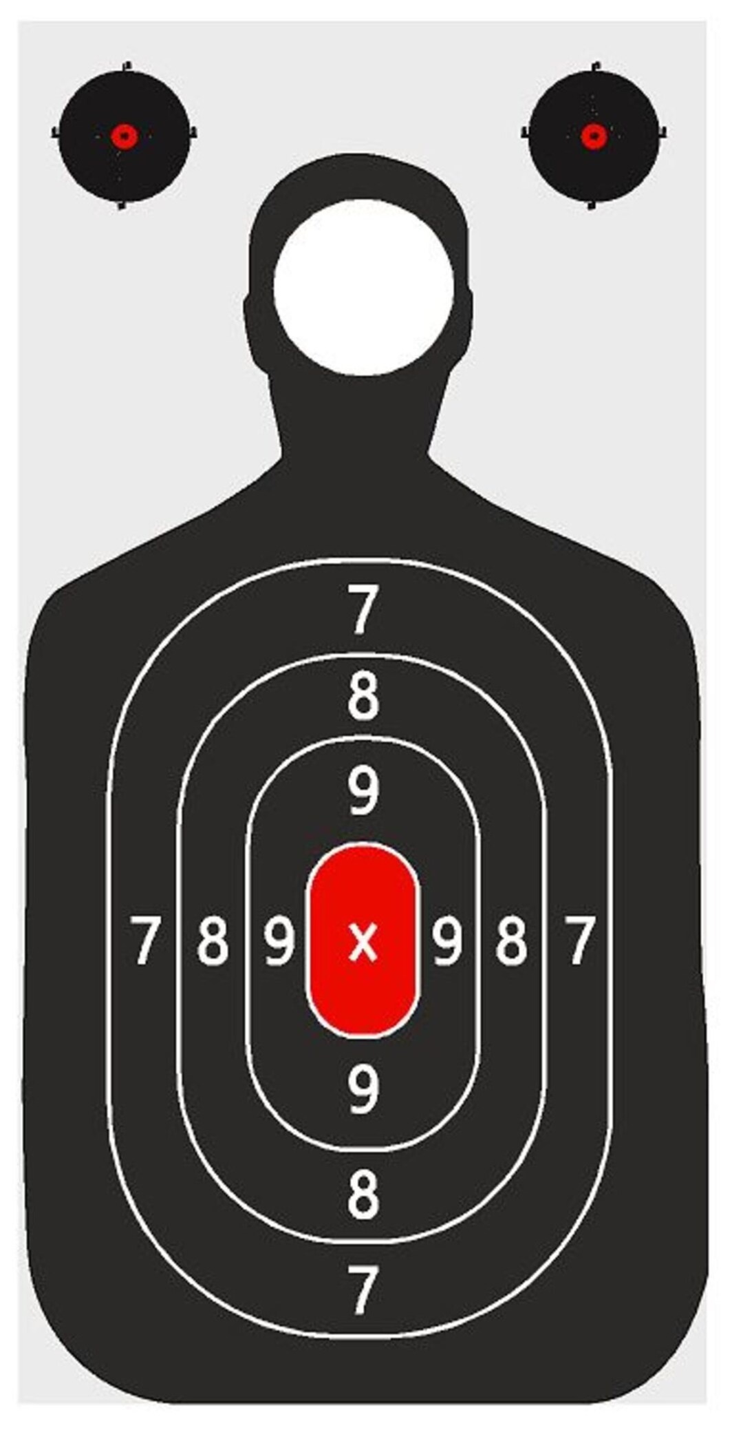 Target Man Cornhole Board Skin Wrap Decals Laminated Waterproof Vinyl 48 X 24 Inches 2 Pack