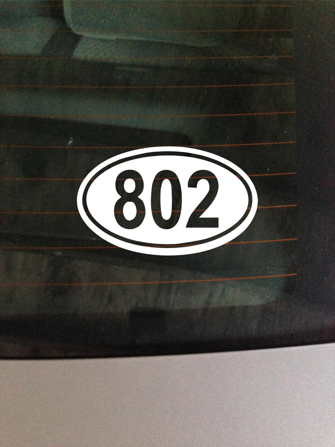 802 or Customized Vinyl Window Decal / Sticker - Etsy