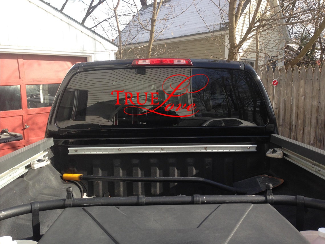True Love - Sticker Cute Wedding Vinyl Decal Car Window / Wall Art - Etsy