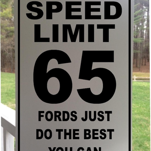 Funny Speed Limit Signs - Etsy