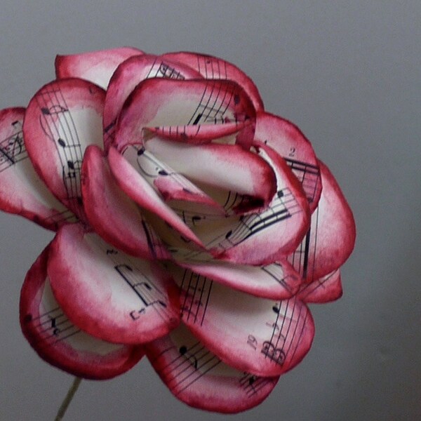 Map Flowers, Paper Roses, Atlas Paper, Upcycled Paper Decoration, Paper ...