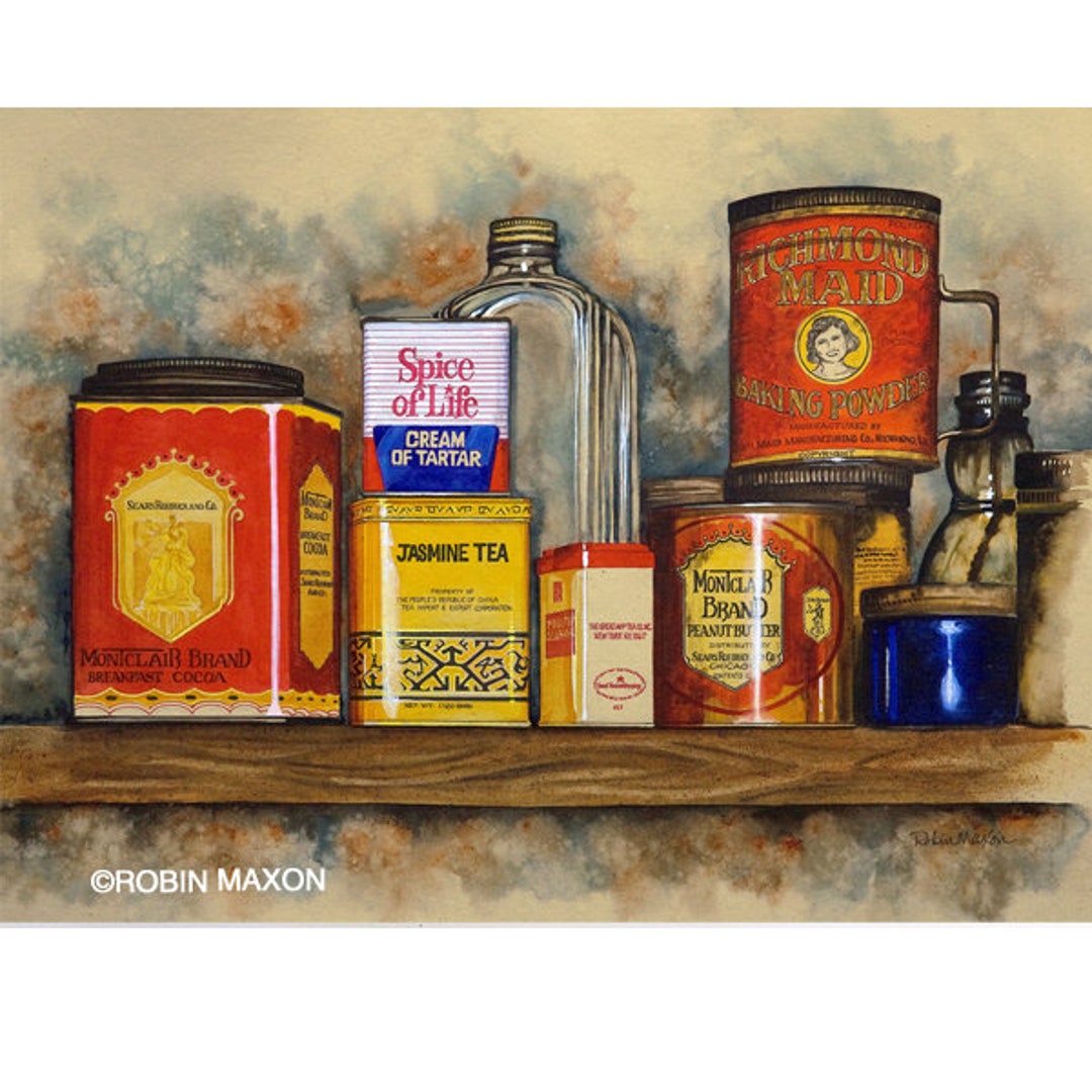 Spice of Life: Watercolor Painting by Robin Maxon Print Art - Etsy