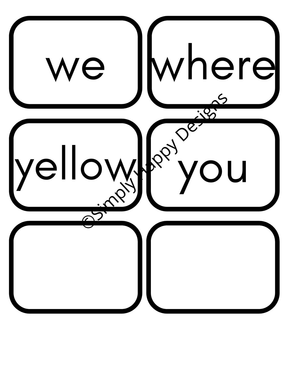 Pre-kindergarten Sight Words Flashcards, Basic Sight Words, Dolch Sight ...