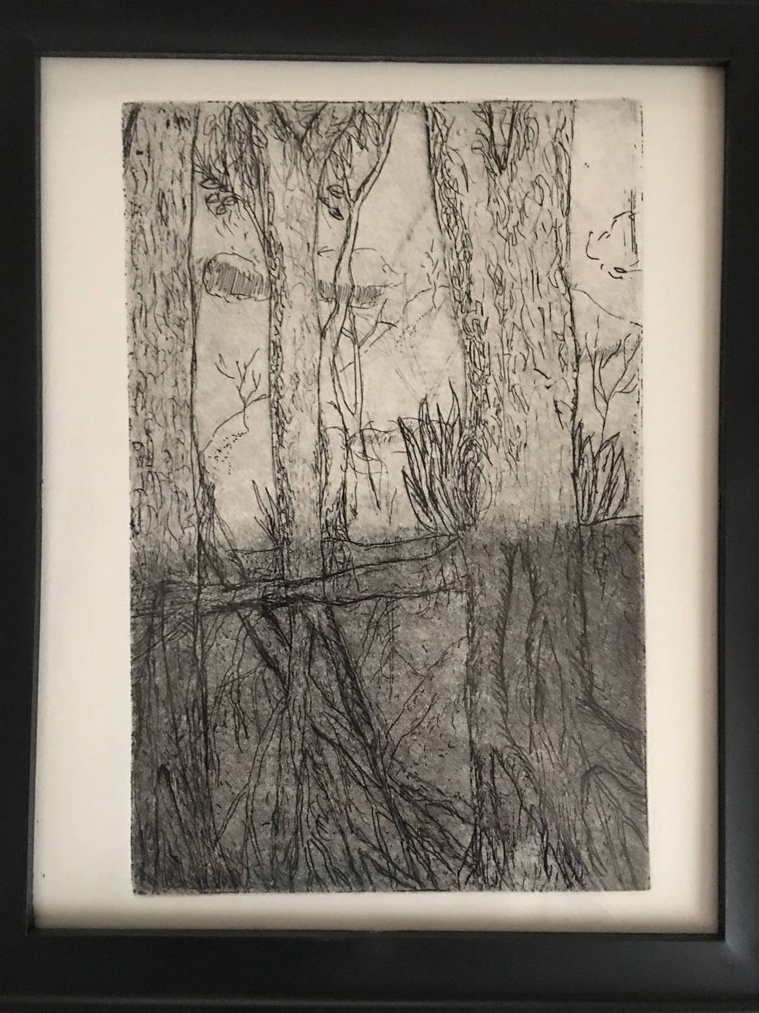 Trees Lithography Print - Etsy