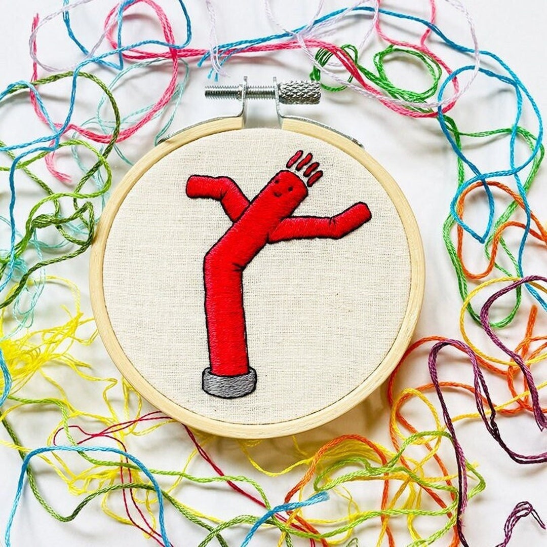 Wacky Waver Embroidery Pattern Hand Embroidery Pattern - Etsy