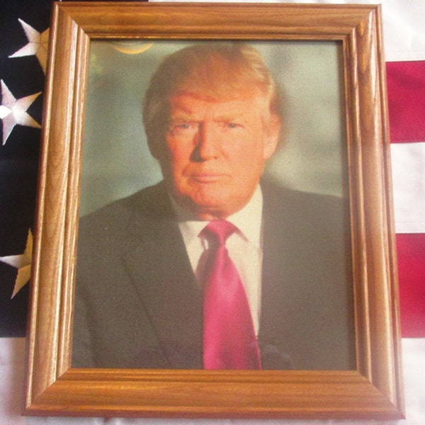 Donald Trump Framed Portrait - Etsy