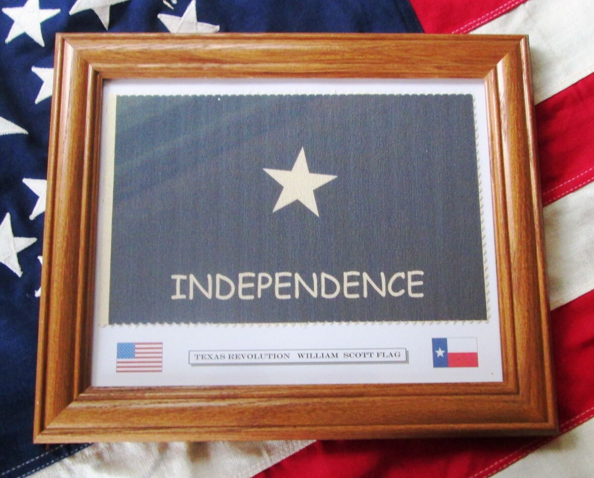 Texas Revolution Flag Framed Texas Flag of Independence.... - Etsy