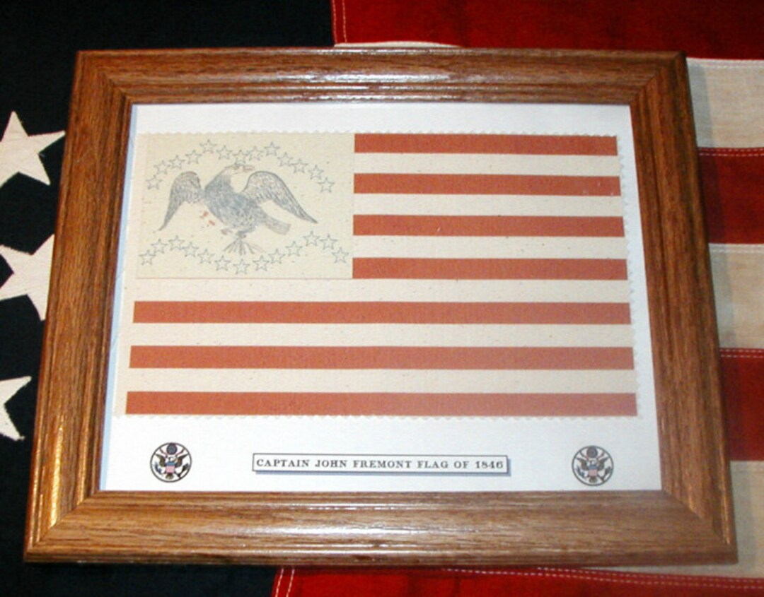 26 Star Flag, American Eagle Flag...flag of John Fremont...california ...