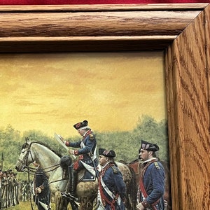 American Revolutionary War Print. George Washington, Declaration of ...
