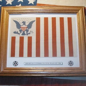 15 Star Flag, Revenue Cutters Flag, American Civil Flag, Coast Guard ...