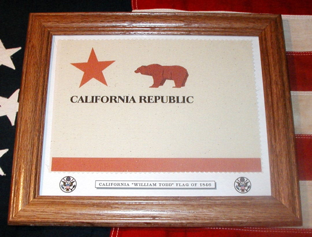 California Bear Flag of William Todd, California State Flag of 1846 ...