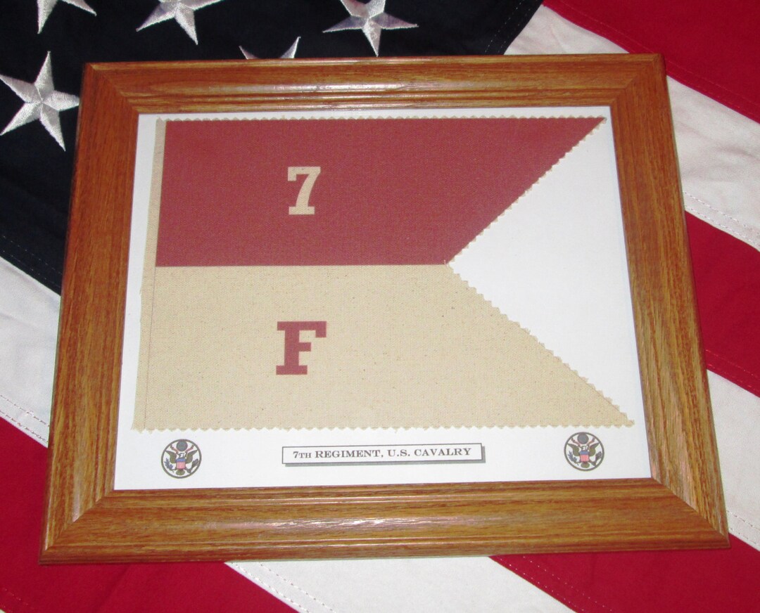 Customized...indian Wars Flag, US Cavalry Guidon, United States Cavalry ...