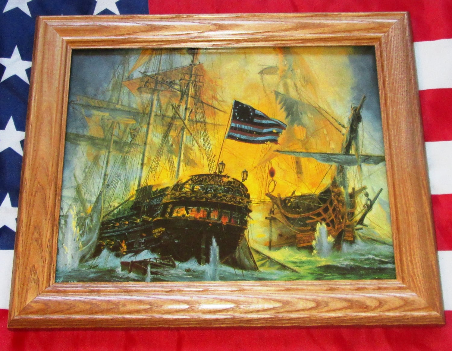 Framed American Revolution Print / Painting Mort Kunstler | Etsy