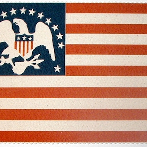 Framed 14 Star Flag, American Flag, Indian Peace Flag, 1800s - Etsy