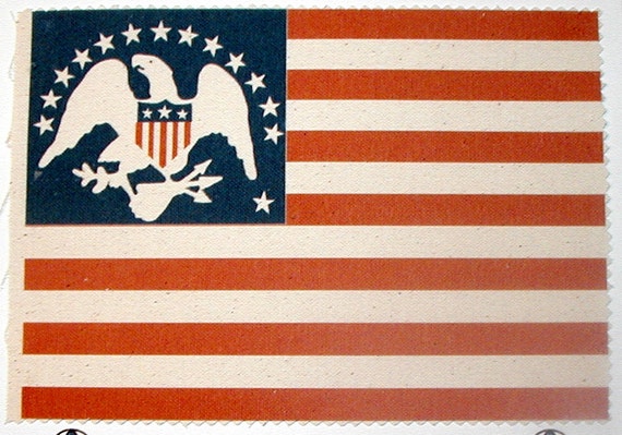 13 Star American Flag Eagle