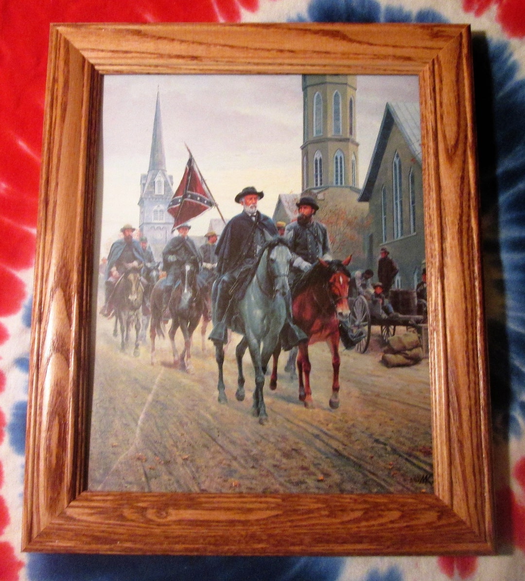 Wall Art, Civil War Print. Mort Kunstler, General Robert E Lee ...