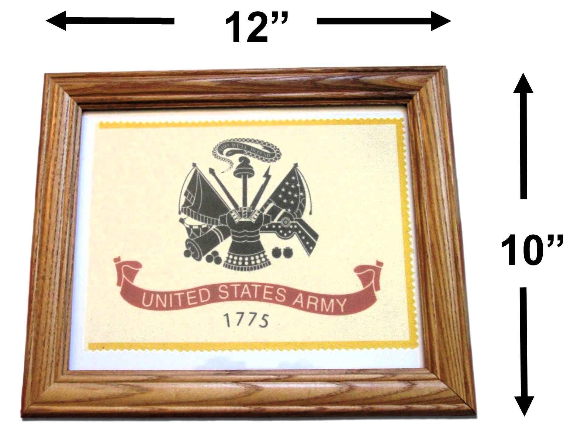 Framed American Military Flag, United States Army Flag, Infantry ...