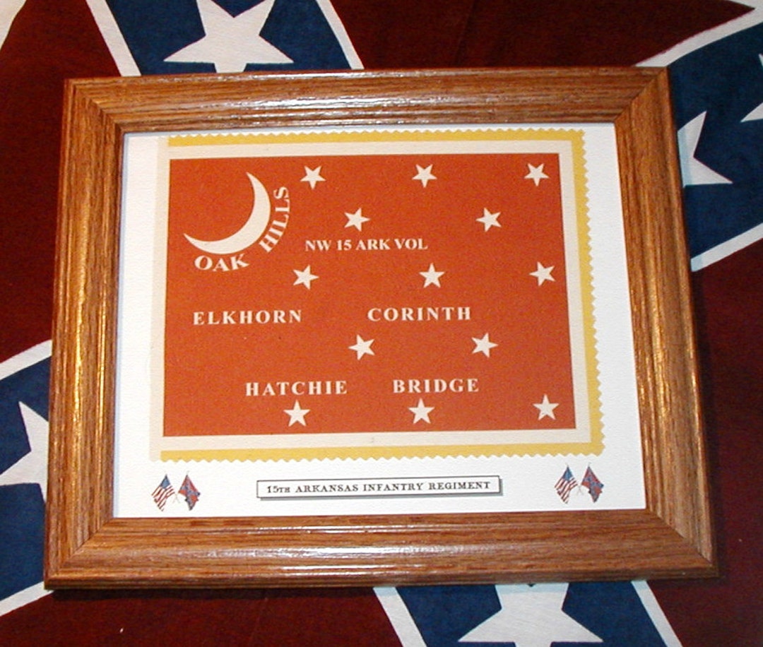 American Civil War Flag..csa, Southern Flag of the 15th Arkansas ...