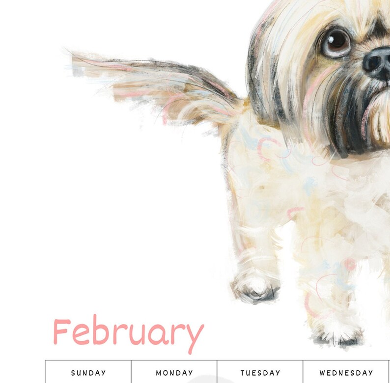 Dogs Calendar 2024, Funny Dog Calendar, Digital Download, 2024 ...