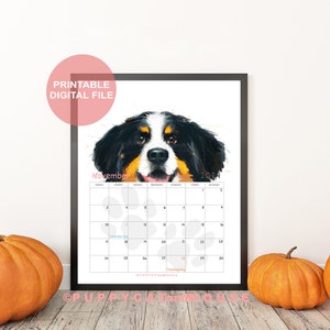 Dogs Calendar 2024, Funny Dog Calendar, Digital Download, 2024 ...