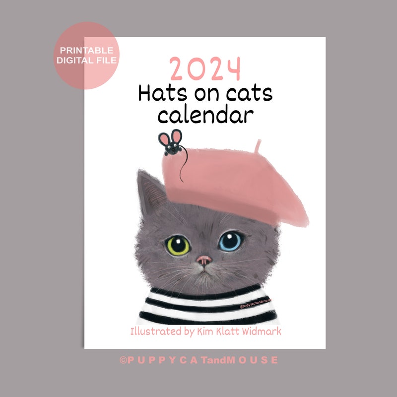 Cat Calendar - Etsy