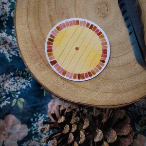 Hobbit Hole Sticker Yellow Door Hobbit at Heart the - Etsy