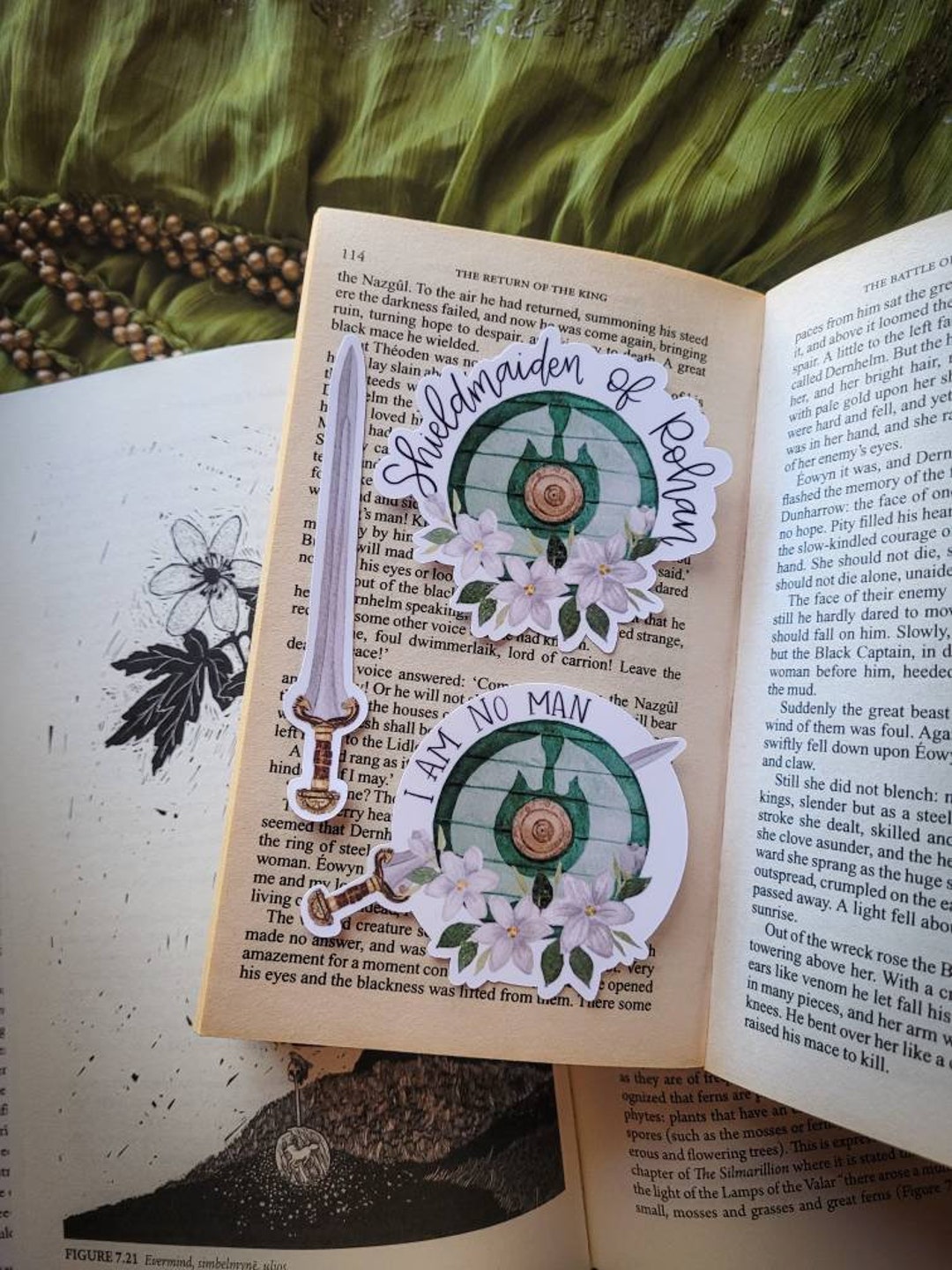 Eowyn Shieldmaiden of Rohan Sticker | LOTR Lord of the Rings | I Am No ...