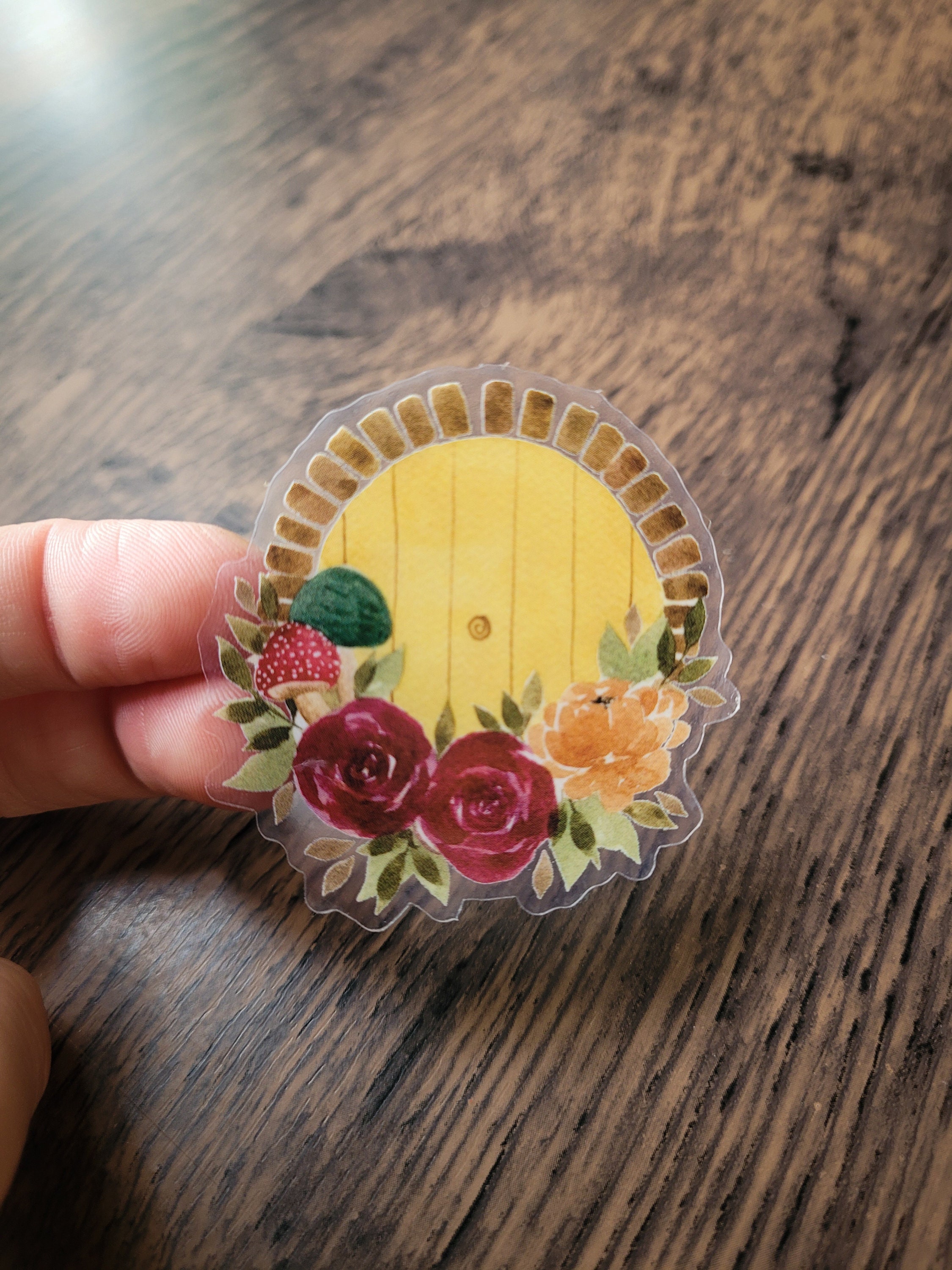 Clear Autumn Hobbit Hole Sticker | LOTR Lord of the Rings | Waterproof ...