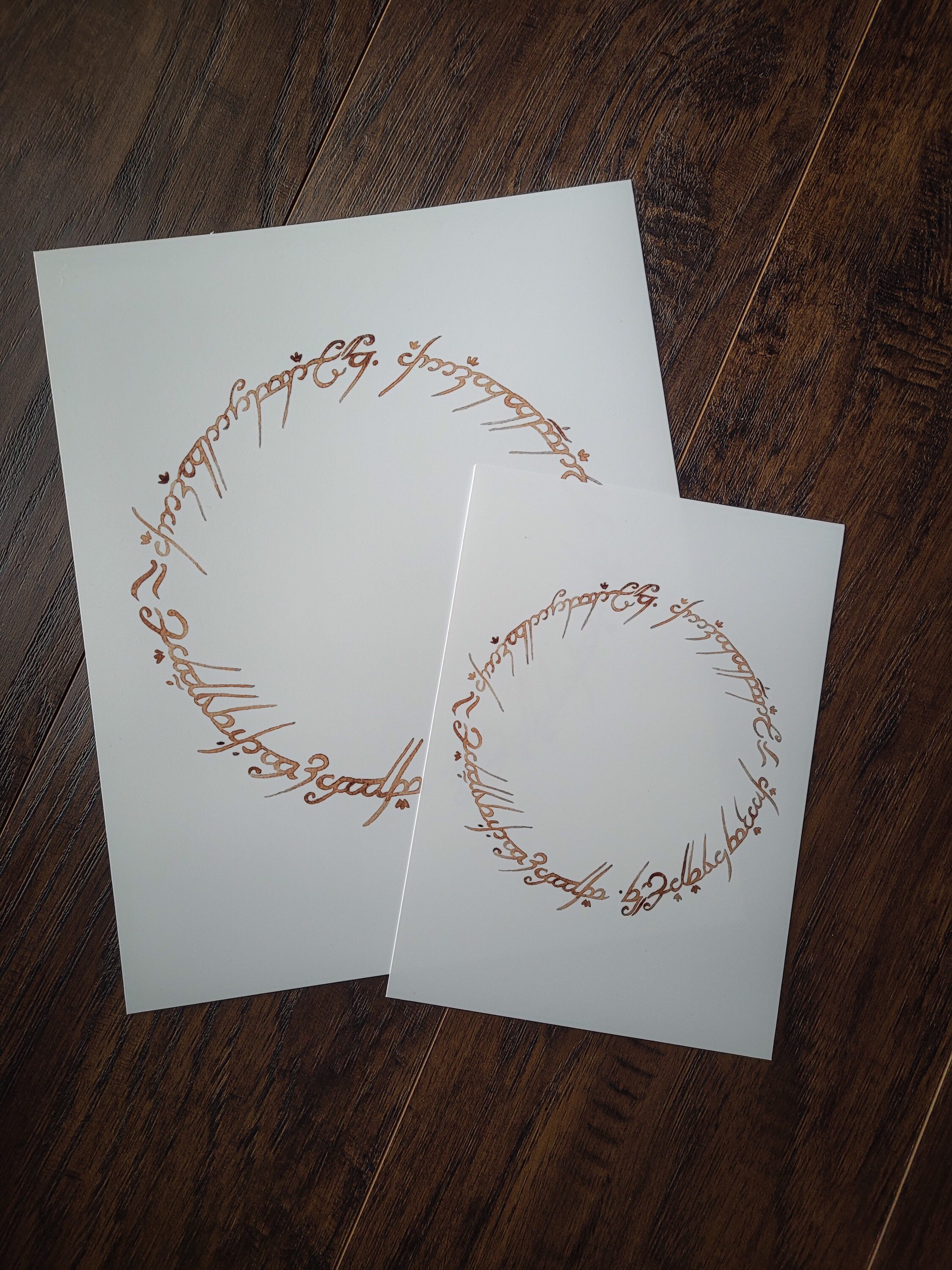 The One Ring Inscription Svg