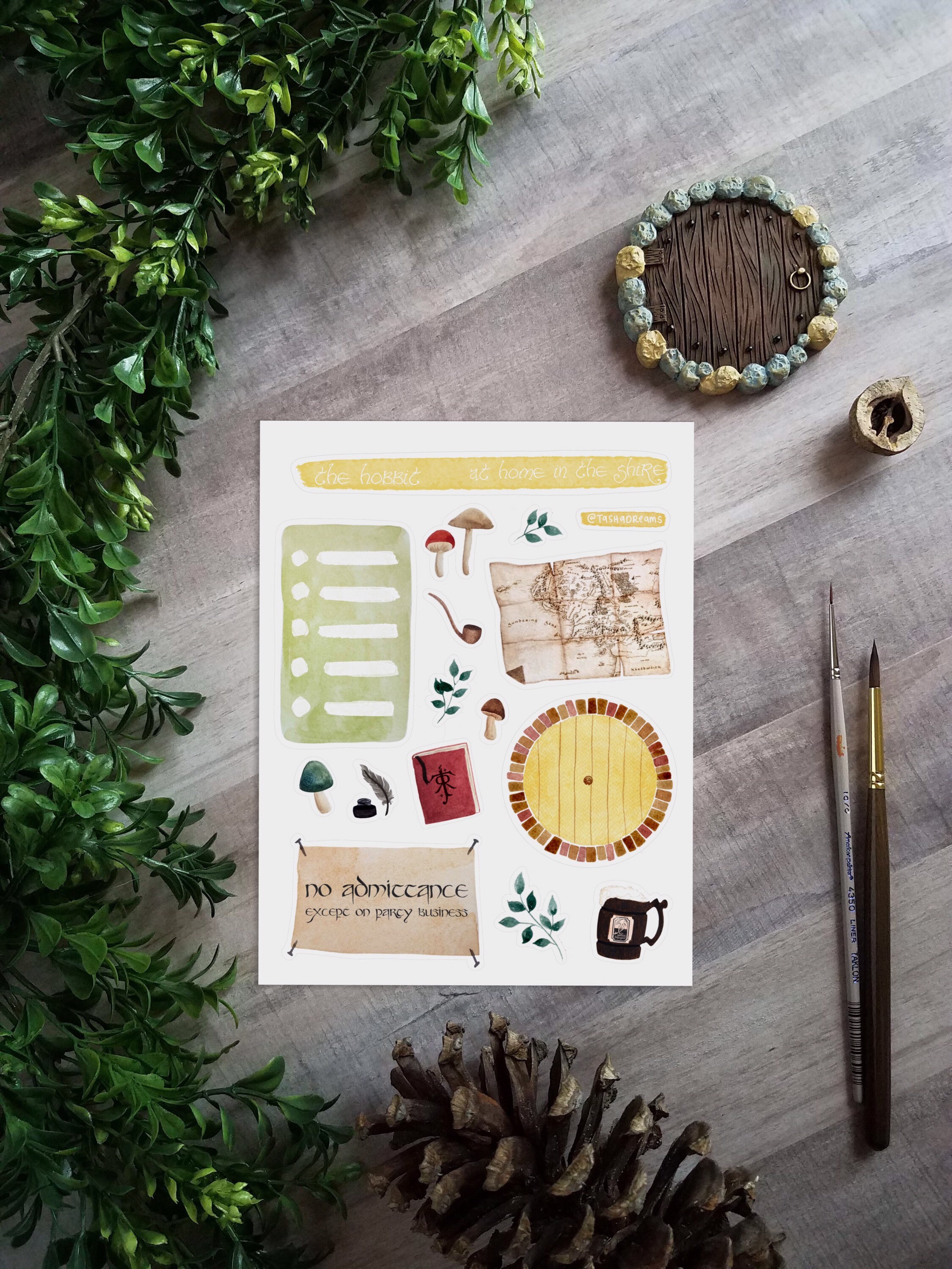 Bumper Stickers Paper Lord of the Rings Inspired Stickers etna.com.pe