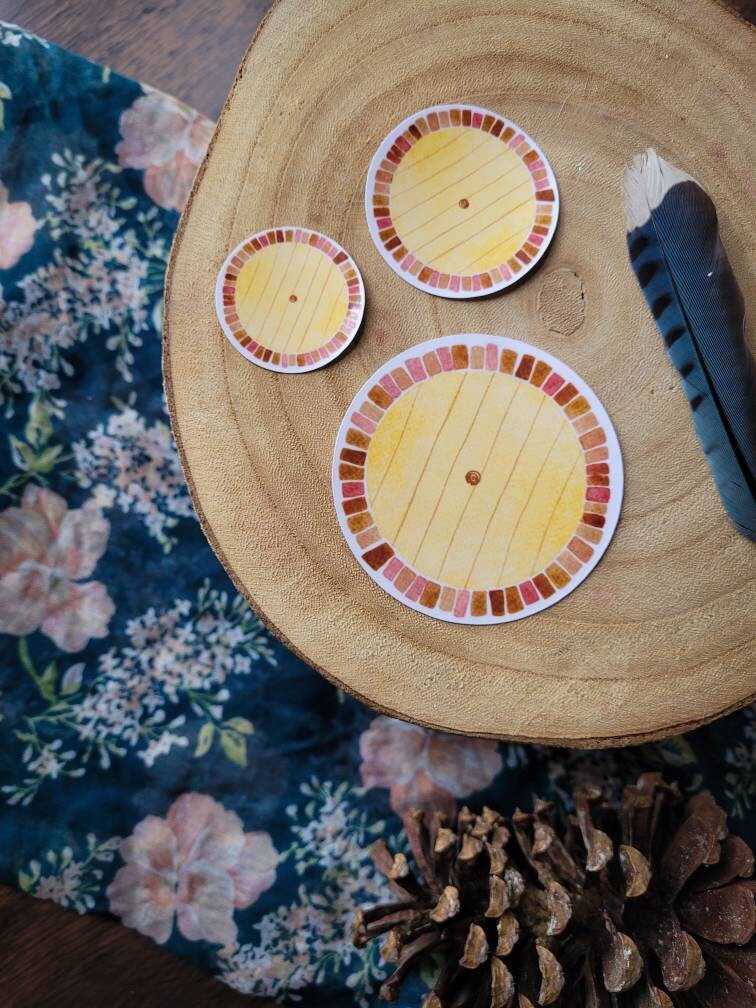 Hobbit Hole Sticker Yellow Door Hobbit at Heart the | Etsy