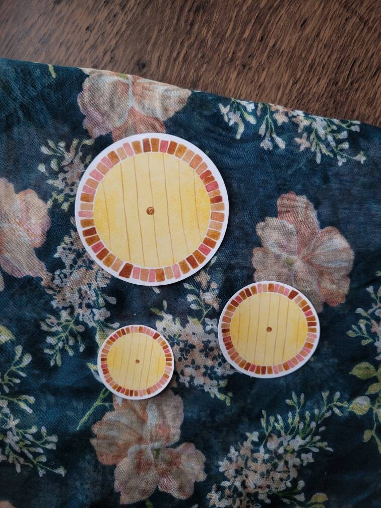 Hobbit Hole Sticker Yellow Door Hobbit at Heart the | Etsy