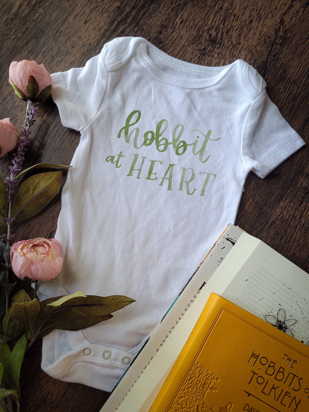 Hobbit at Heart Baby Outfit Lord of the Rings LOTR the Shire Hobbiton ...