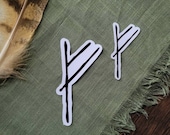 Bilbo's Door Mark Secret Symbol Gandalf Staff the - Etsy