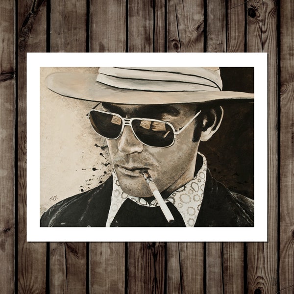 Hunter S Thompson Wall Art - Etsy