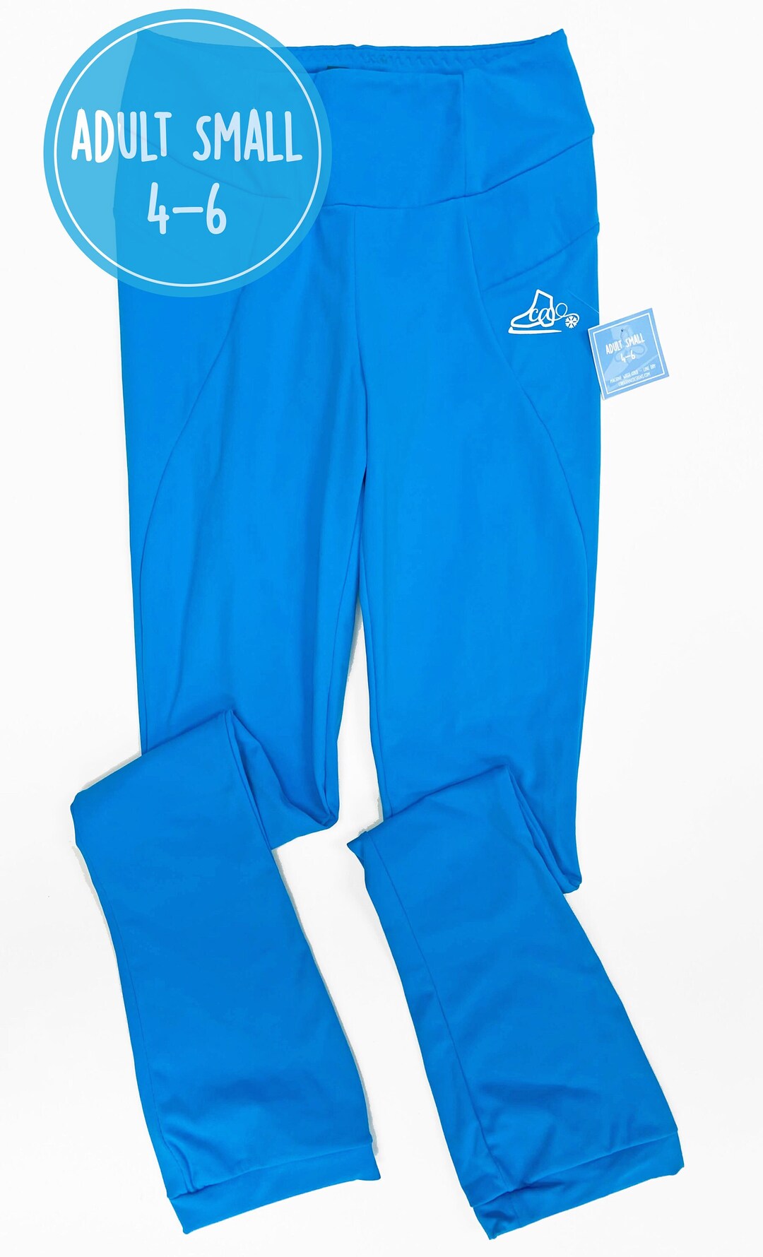 AS Bright Blue Fleece Tundra Figure Skating Practice Pants - Be Bright ...