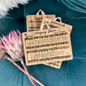 Custom Hymn Music Wood Engraving - Etsy