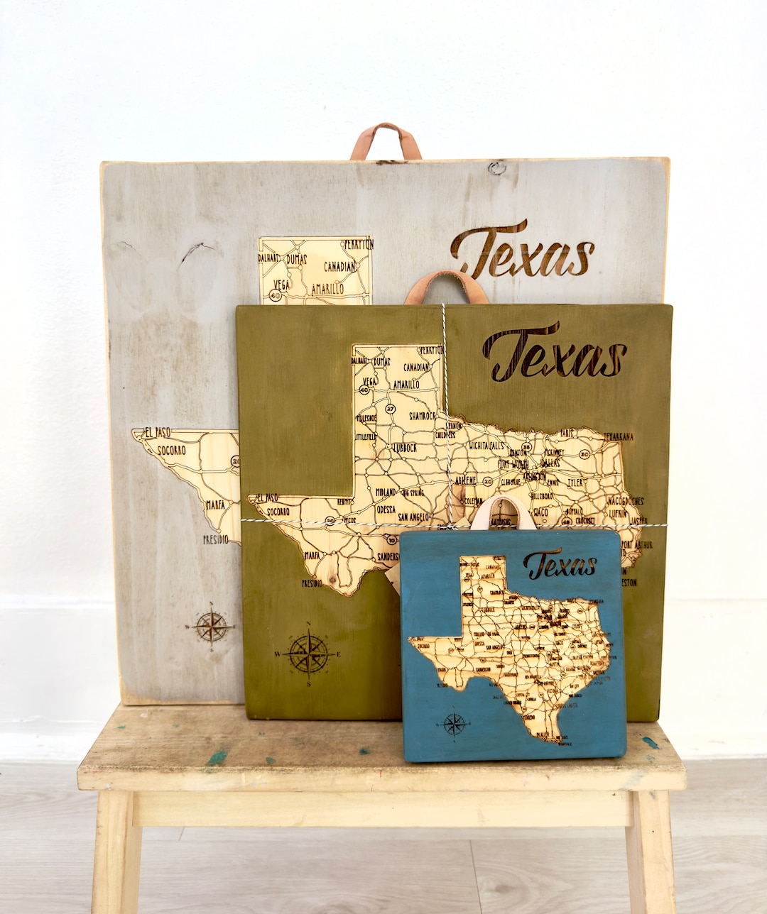 Texas Travel Map With Map Tacks - Etsy