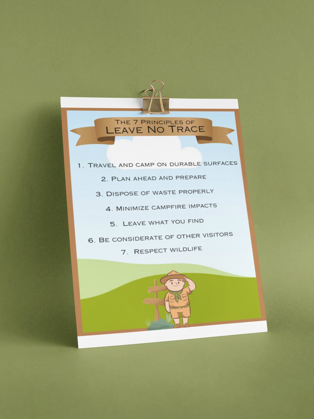 The Seven Principles of Leave No Trace, Leave No Trace, Outdoor Ethics ...