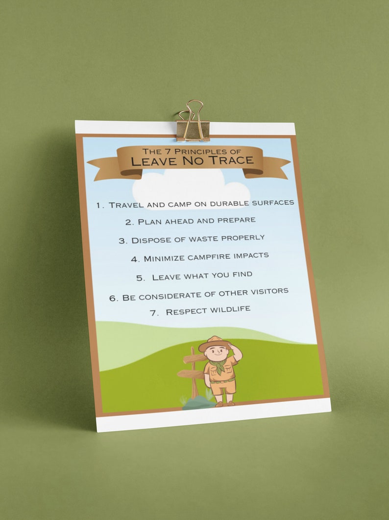 The Seven Principles of Leave No Trace, Leave No Trace, Outdoor Ethics ...