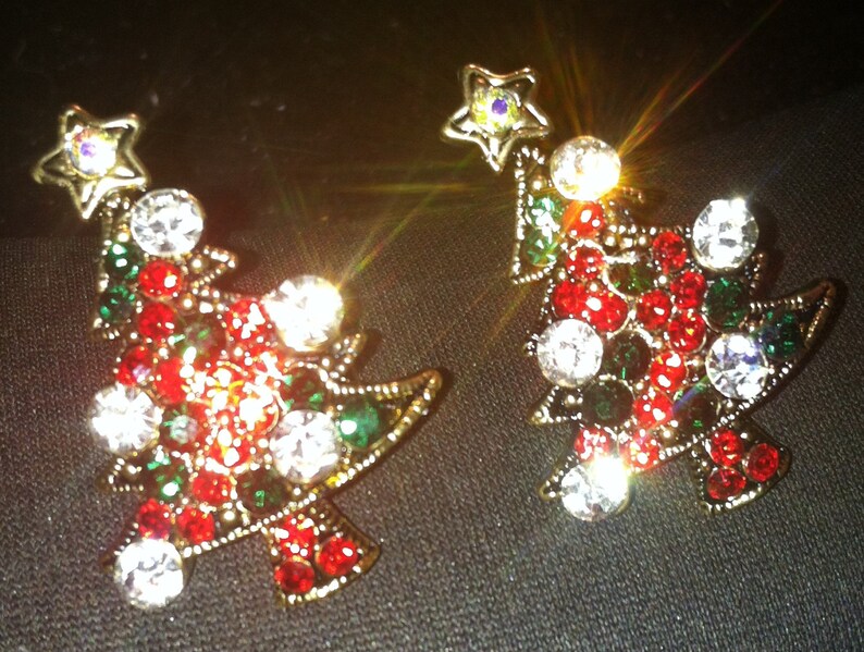 Holiday Super Bling Sparkling Rhinestone Christmas Tree | Etsy