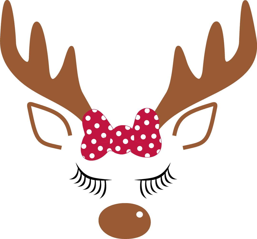 10 Cute Reindeer Png Files for Christmas Sublimation to Make Tumblers ...
