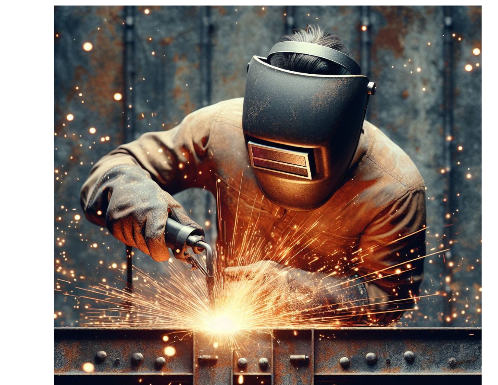 3D Man Welding Sublimation Wrap Digital Download 20oz - Etsy