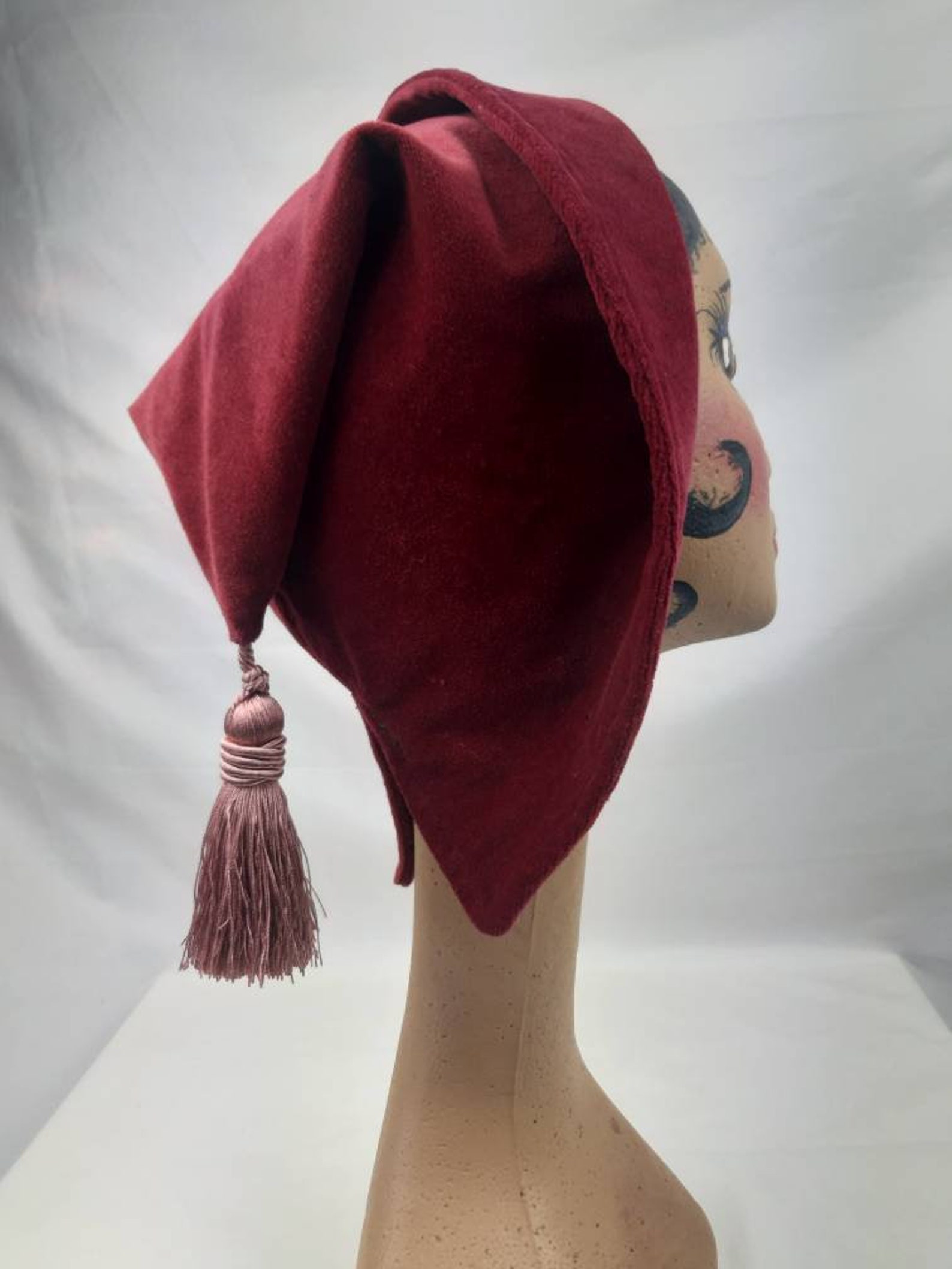 Vivienne Hat Chic and Stylish 1940s Velvet Pixie Hat Vintage/burlesque ...