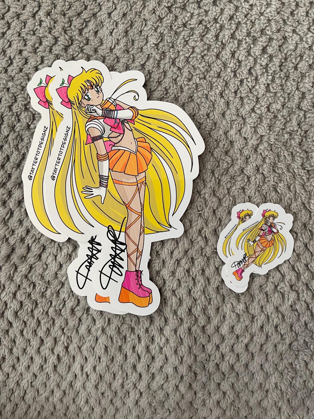 Raver Anime Girl Sticker - Etsy