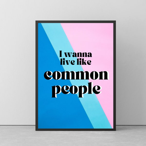Common People - Etsy